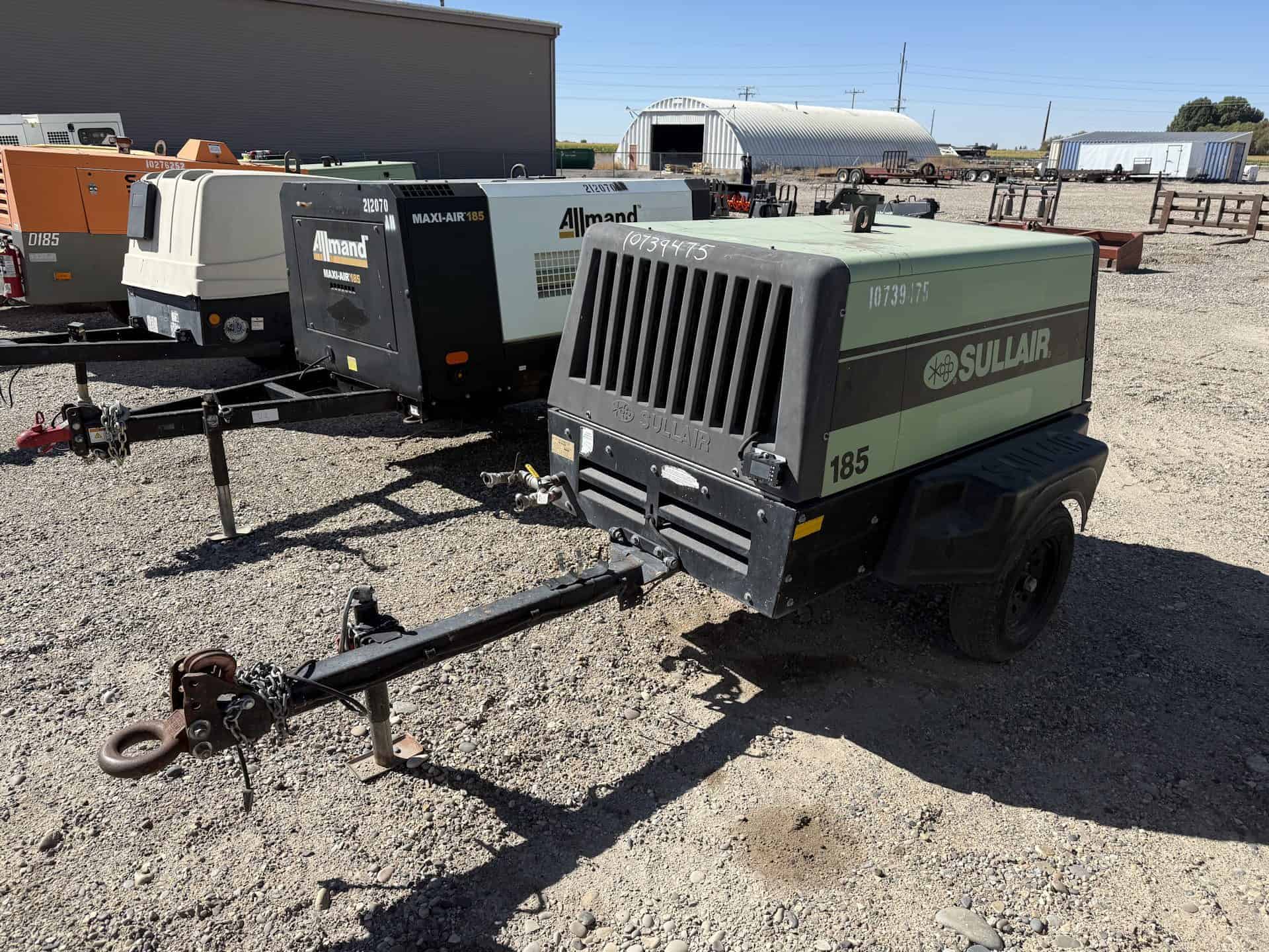 2018 Sullair 185DPQ-KU-T3 Air Compressor - Stock 11287 - David Steed ...