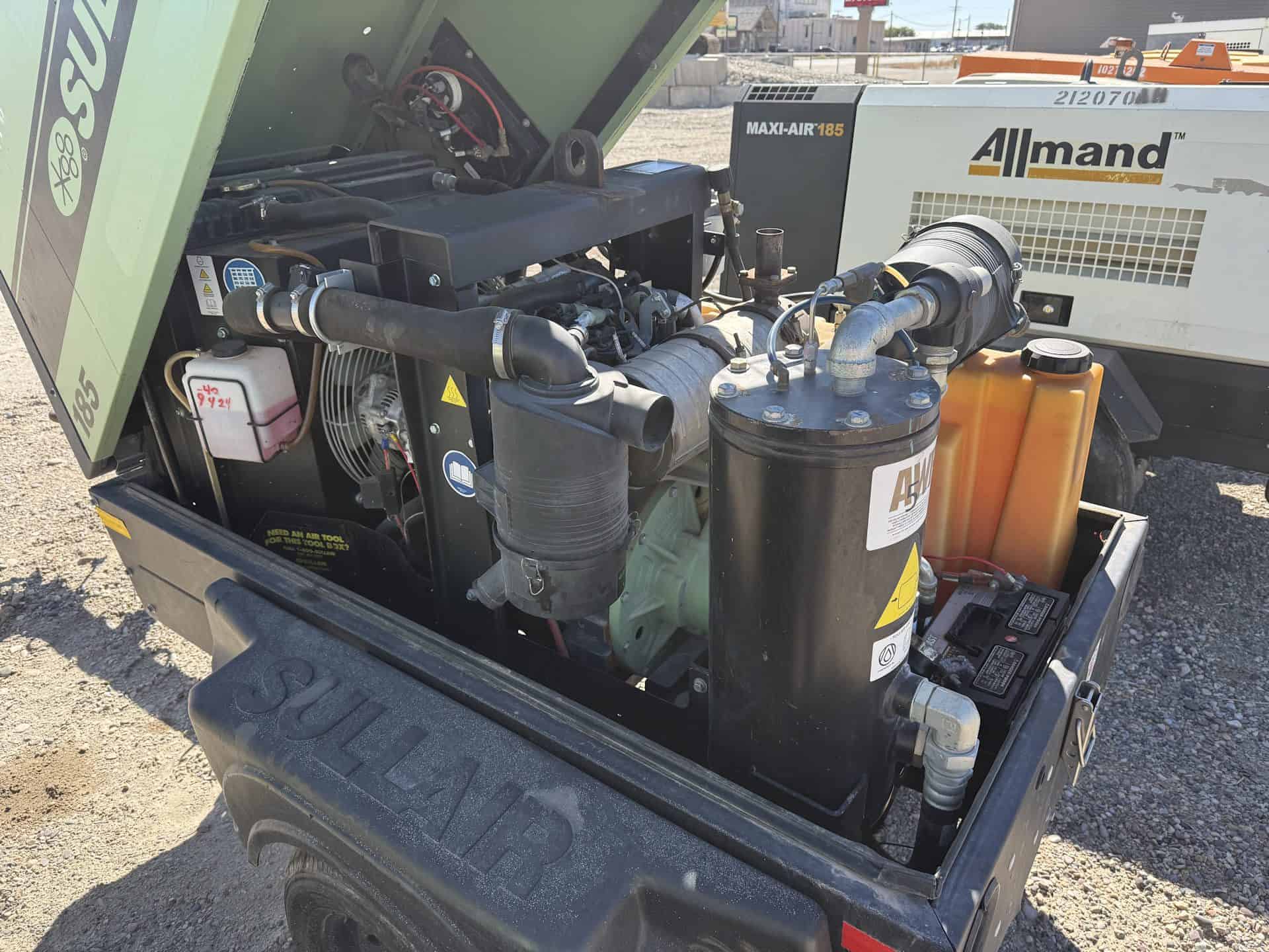 2018 Sullair 185DPQ-KU-T3 Air Compressor - Stock 11287 - David Steed ...